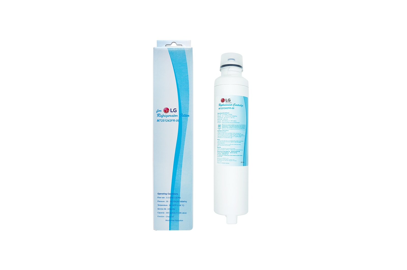 Refrigerator Water Filter (6 month) - ADQ32617703 | LG SA