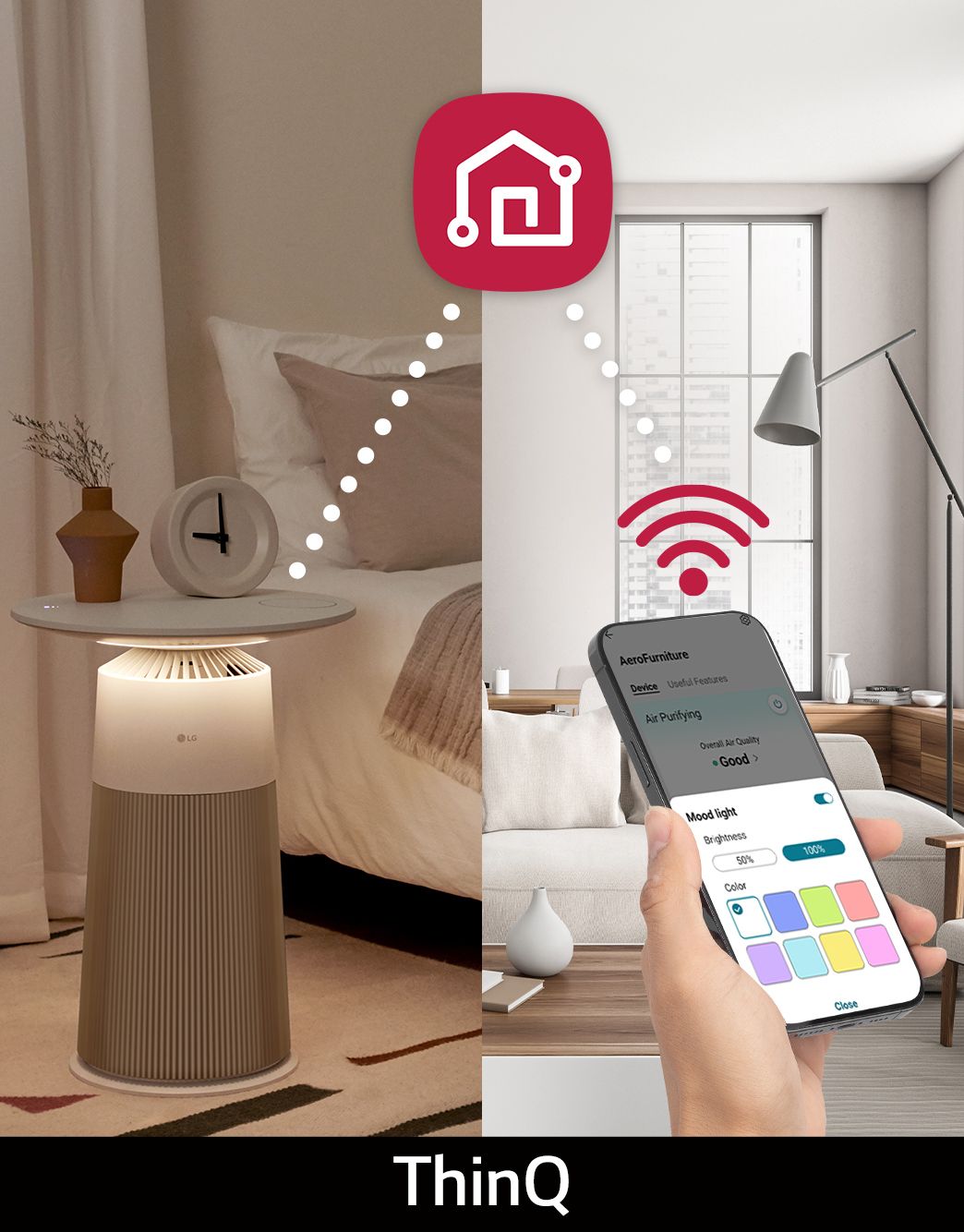 LG AS20GPHK0 Puricare Air Purifier | LG Saudi Arabia