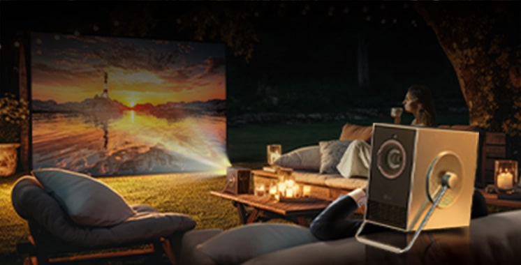 LG Cine Beam Q Projector