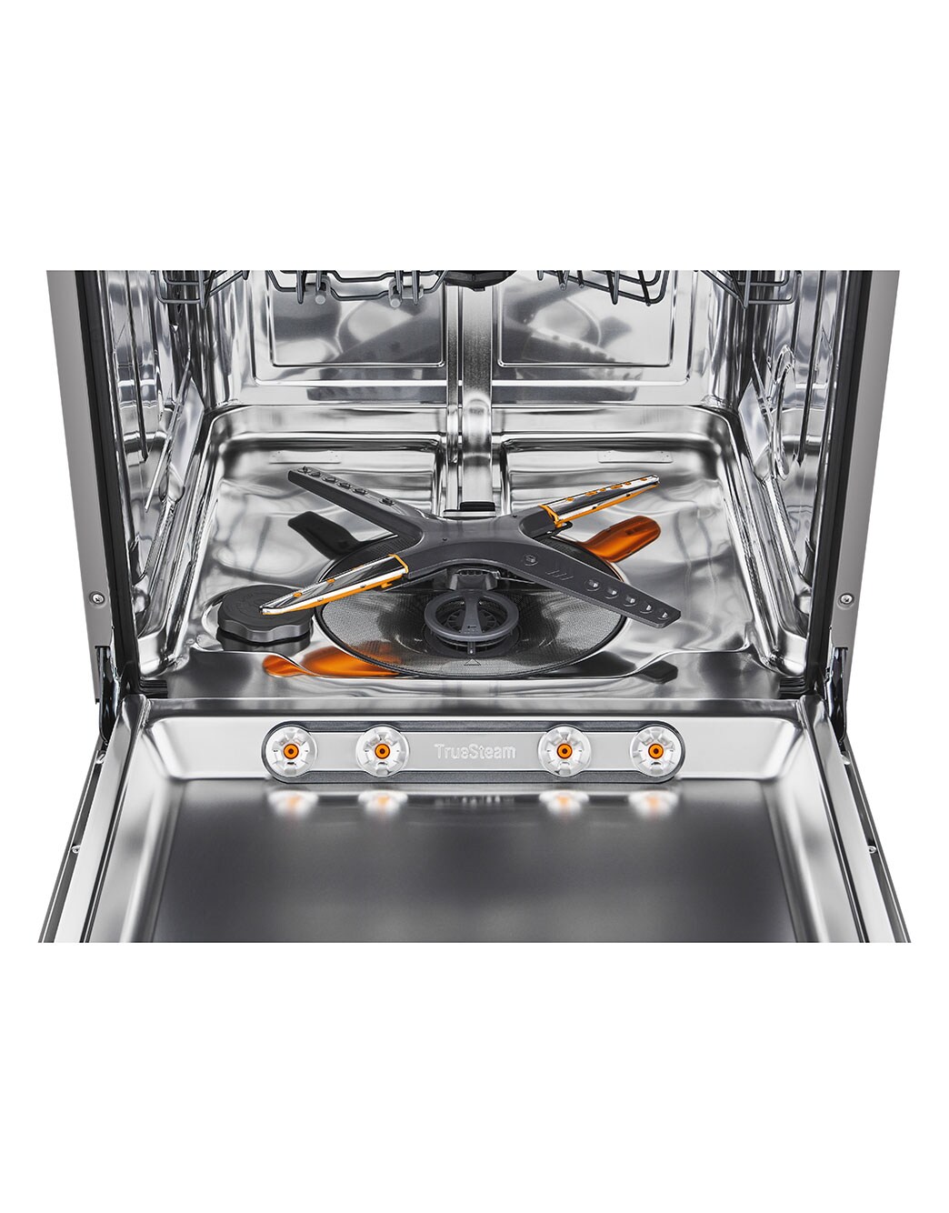 غسالة صحون إل جي ™QuadWash بتصميم مدمج إعداد المكان 14، تقنية EasyRack ...