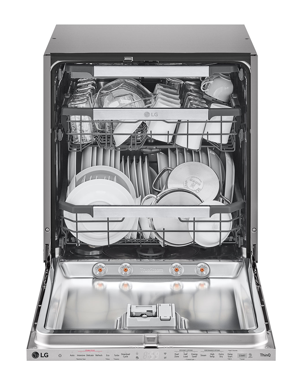 LG Quadwash Built-in Steam Dishwasher, Inverter Direct Drive - DBC425TS ...