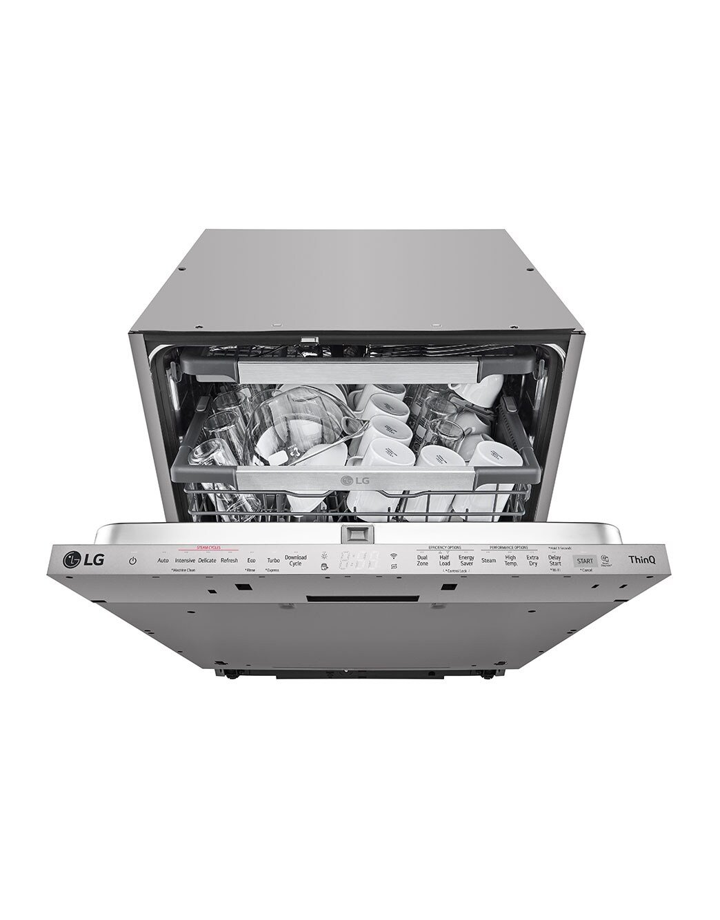 LG Quadwash Built-in Steam Dishwasher, Inverter Direct Drive - DBC425TS ...