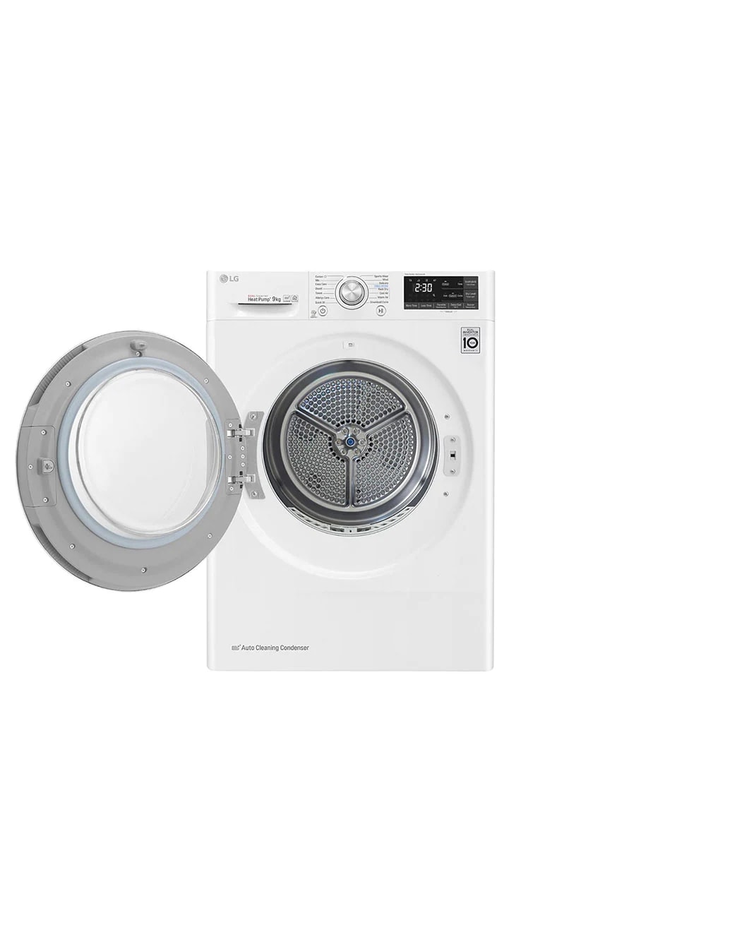 9Kg DUAL Inverter Dryer, sensor dry, Allergy care, Drum care, White ...