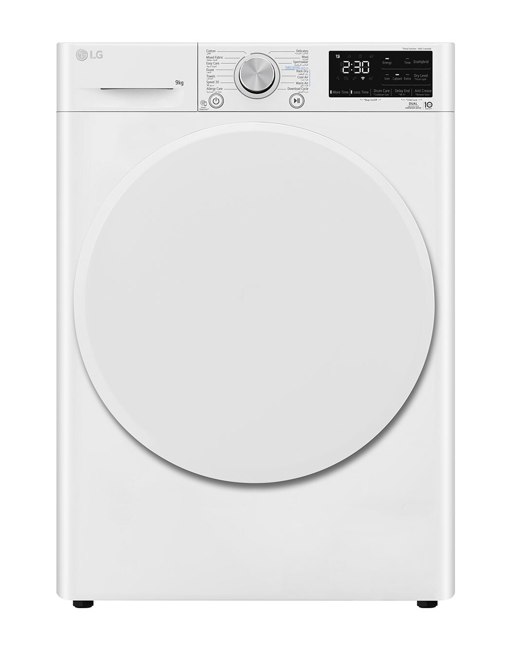 DUAL Inverter Dryer | 9 Kg | sensor dry | LG SA | LG SA_EN
