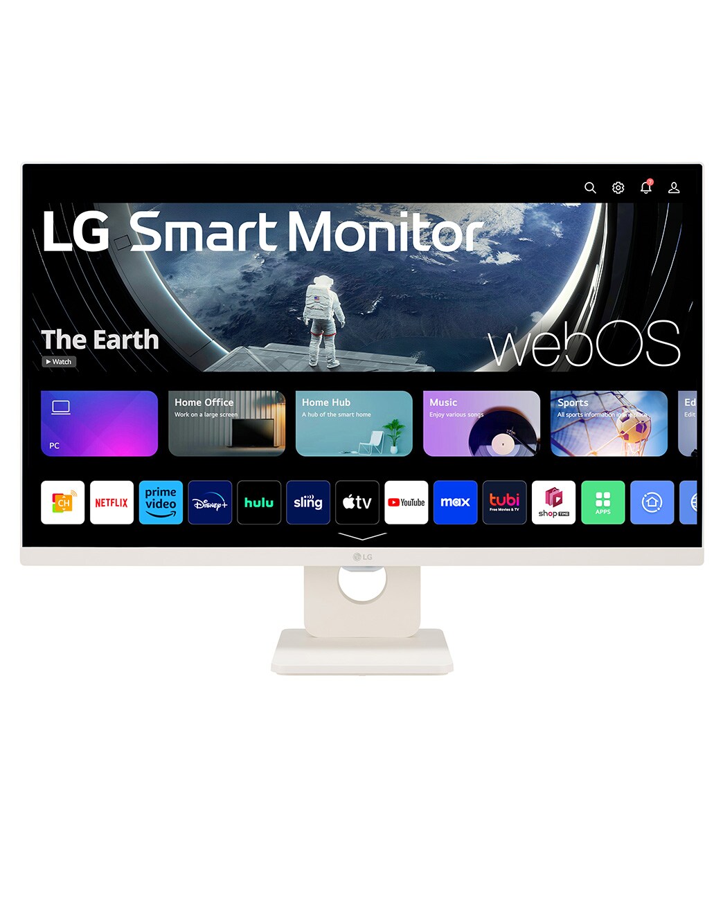 27" Full HD IPS Smart Monitor with webOS + Portable Bluetooth speaker ...