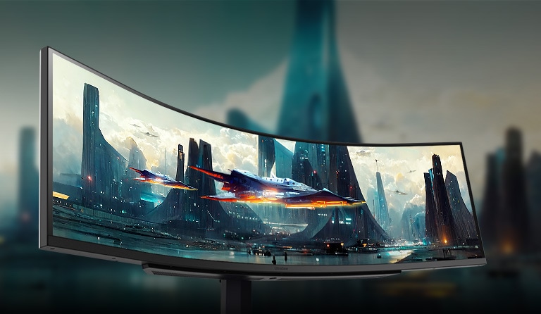 LG 2023 49inch UltraGear™ 240hz Curved Gaming Monitor - 49GR85DC-B | LG ...