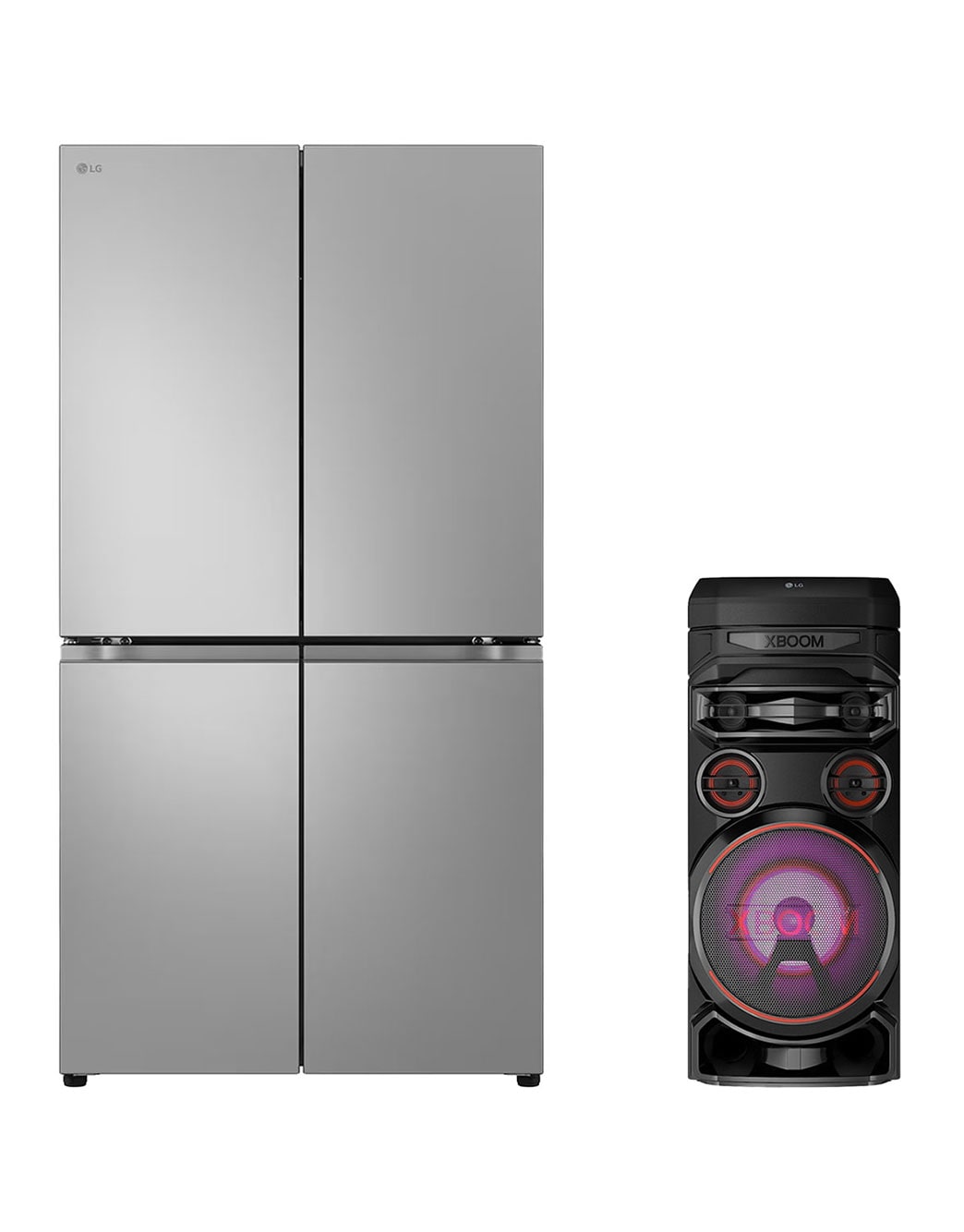 27.2 cu.ft | Multi Door | Linear Cooling | Large Capacity + LG XBOOM RNC7 - PTLM334BB.RNC7 | LG ...