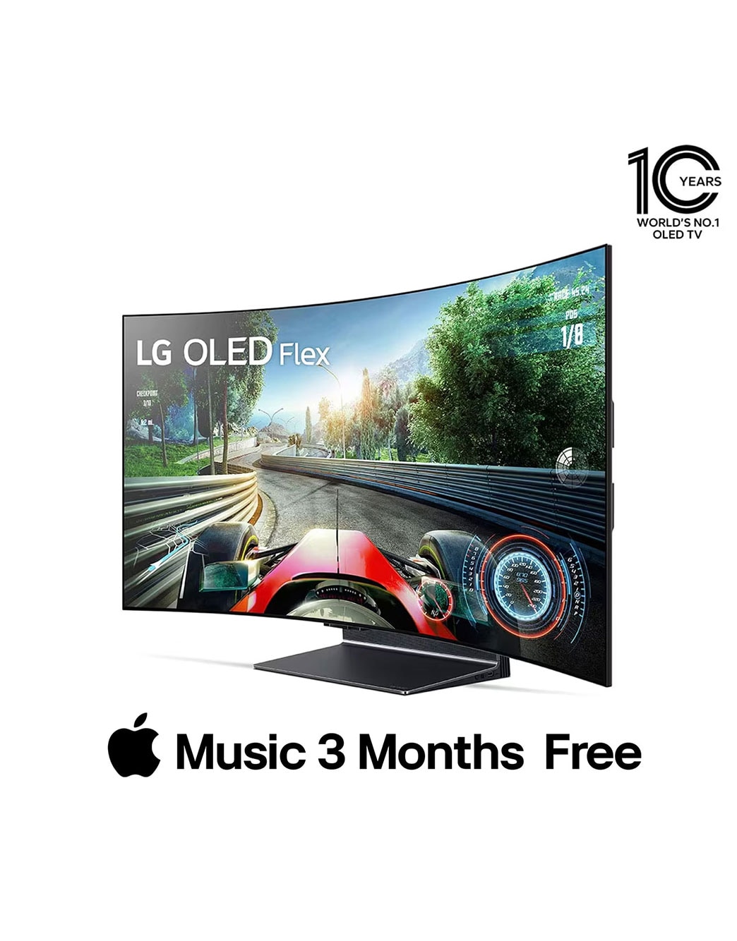 LG OLED Flex 42 Inch 4K TV Smart TV, bendable flexible screen design ...