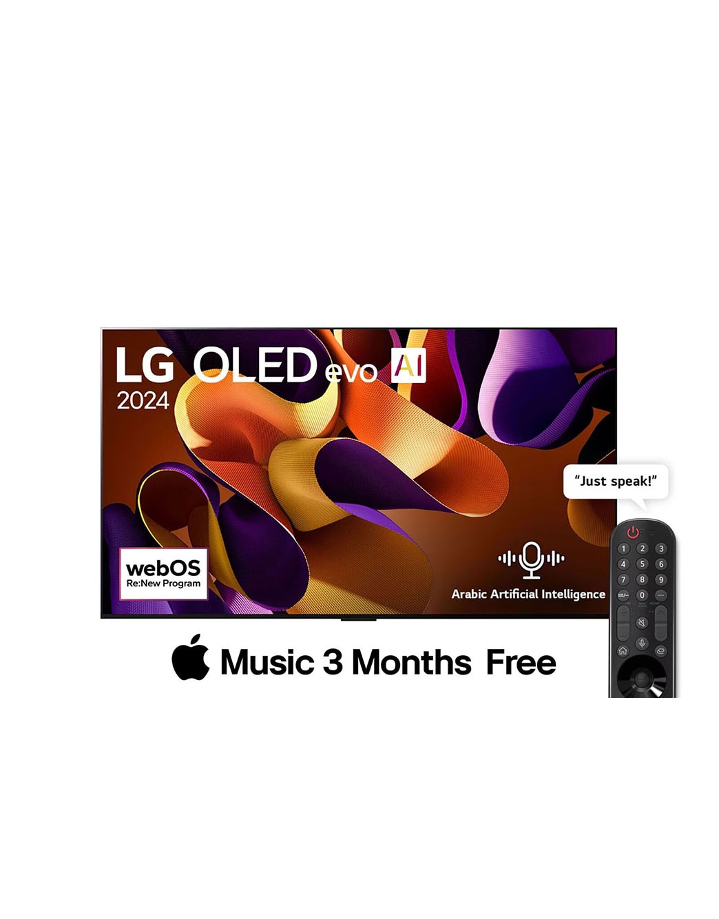 65 inch LG OLED evo AI G4 4K Smart TV 2024 - OLED65G46LA.AMVG | LG SA