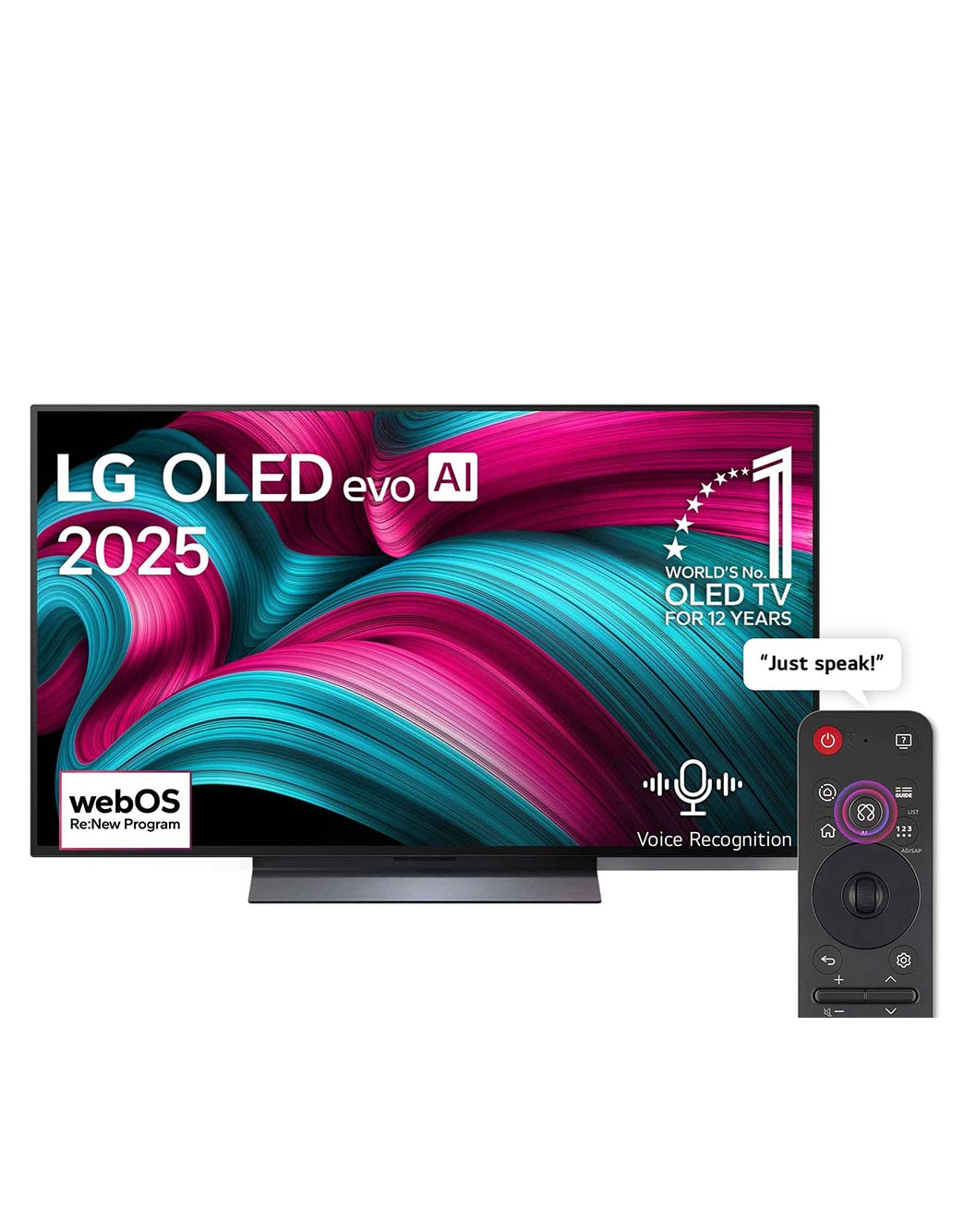 48 inch LG OLED evo AI C5 4K 144Hz Smart TV AI Magic remote webOS25 ...