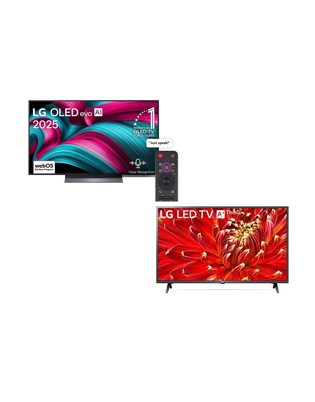 48 inch LG OLED evo AI C5 4K 144Hz Smart TV AI Magic remote webOS25 ...