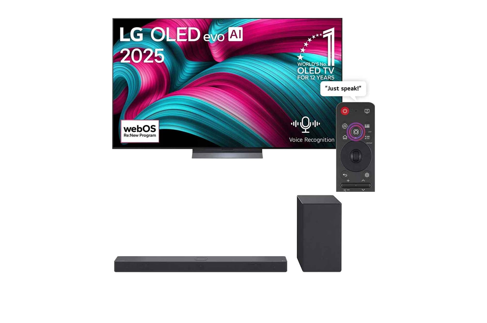 77 inch LG OLED evo AI C5 4K 144Hz Smart TV AI Magic remote webOS25 ...
