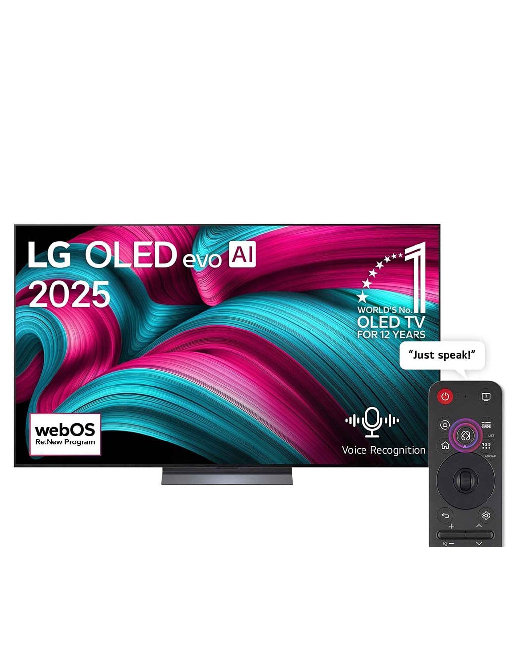 77 inch LG OLED evo AI C5 4K 144Hz Smart TV AI Magic remote webOS25 ...