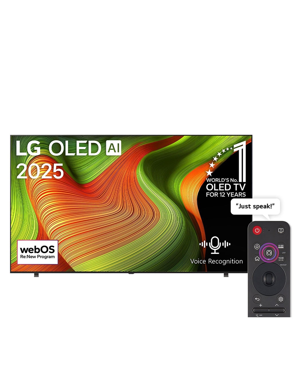 83 inch LG OLED AI B5 4K 120Hz Smart TV AI Magic remote webOS25 2025 ...