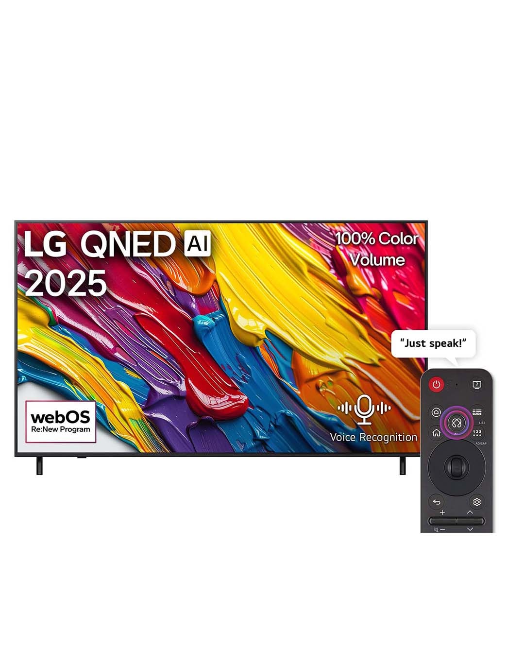75 inch LG QNED AI QNED82 4K Smart TV AI Magic remote HDR10 webOS25 ...