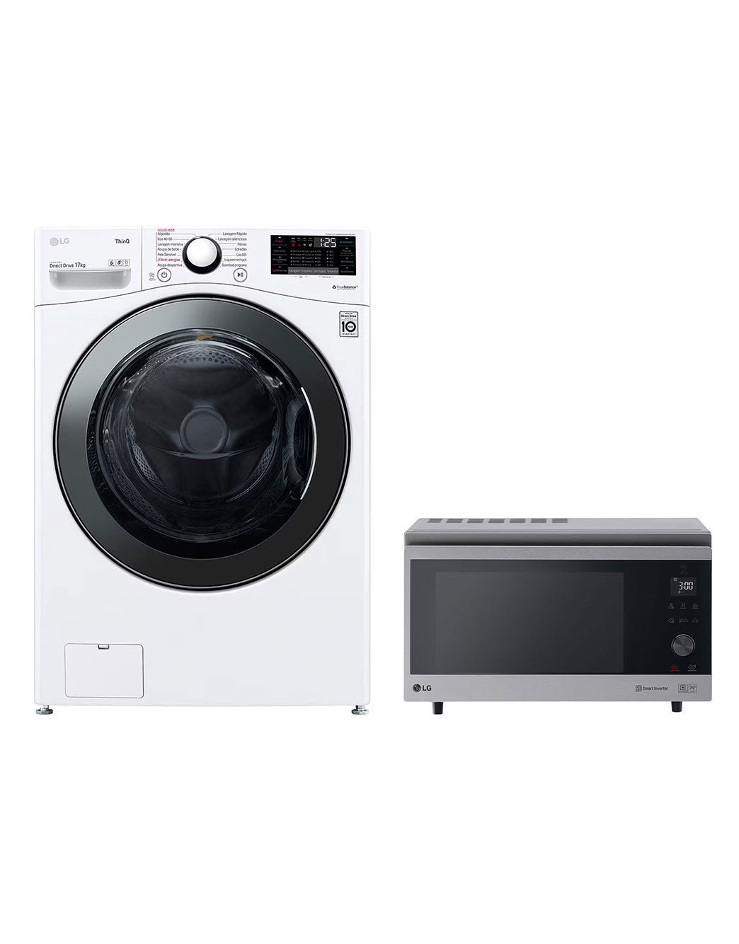 17Kg Front load washing machine, White colour, Steam™, ), Add item, 6 ...