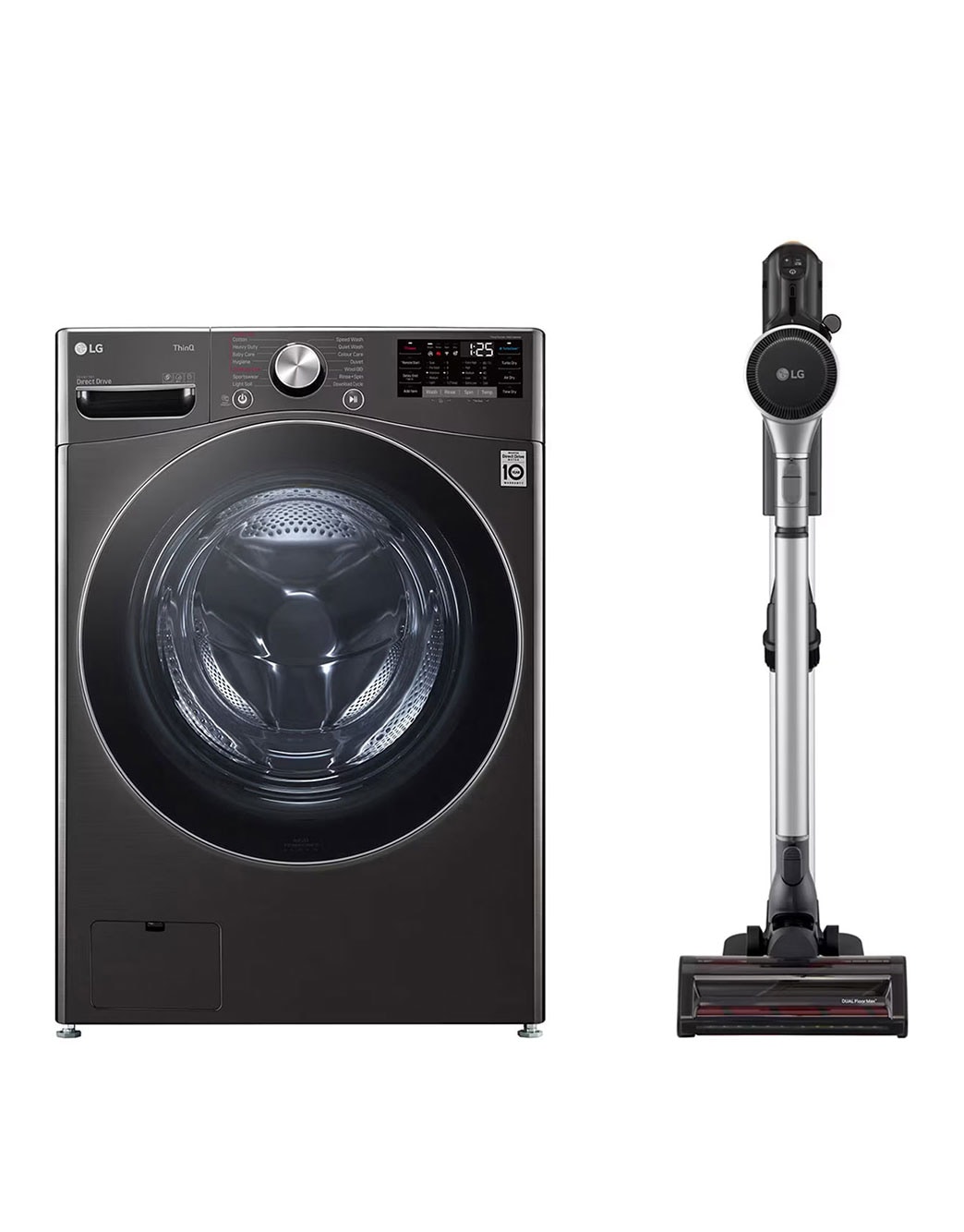 21 kg Washer with 12 Kg Dryer | Front Load | with AI DD™ | ThinQ™ + LG CordZero™ A9Kompressor ...