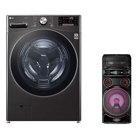 21 kg Washer with 12 Kg Dryer | Front Load | with AI DD™ | ThinQ™ + LG XBOOM RNC7 - PTWS2112B ...