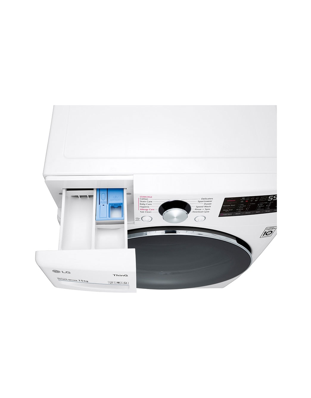15 KG Washing Machine with AI DD™ - WF1510WHT | LG Saudi Arabia