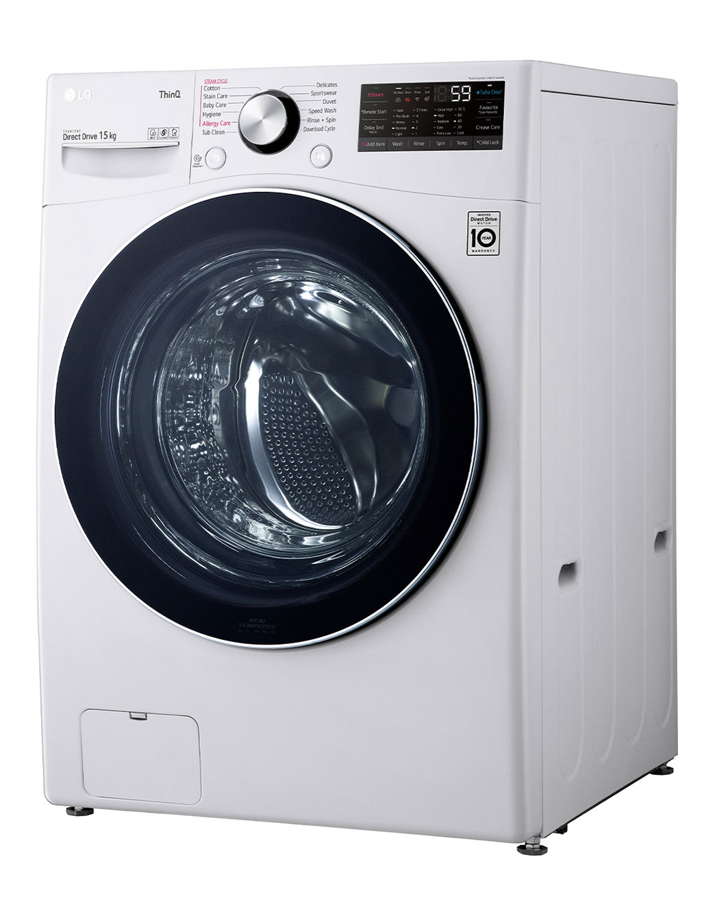 15 KG Washing Machine with AI DD™ - WF1510WHT | LG Saudi Arabia