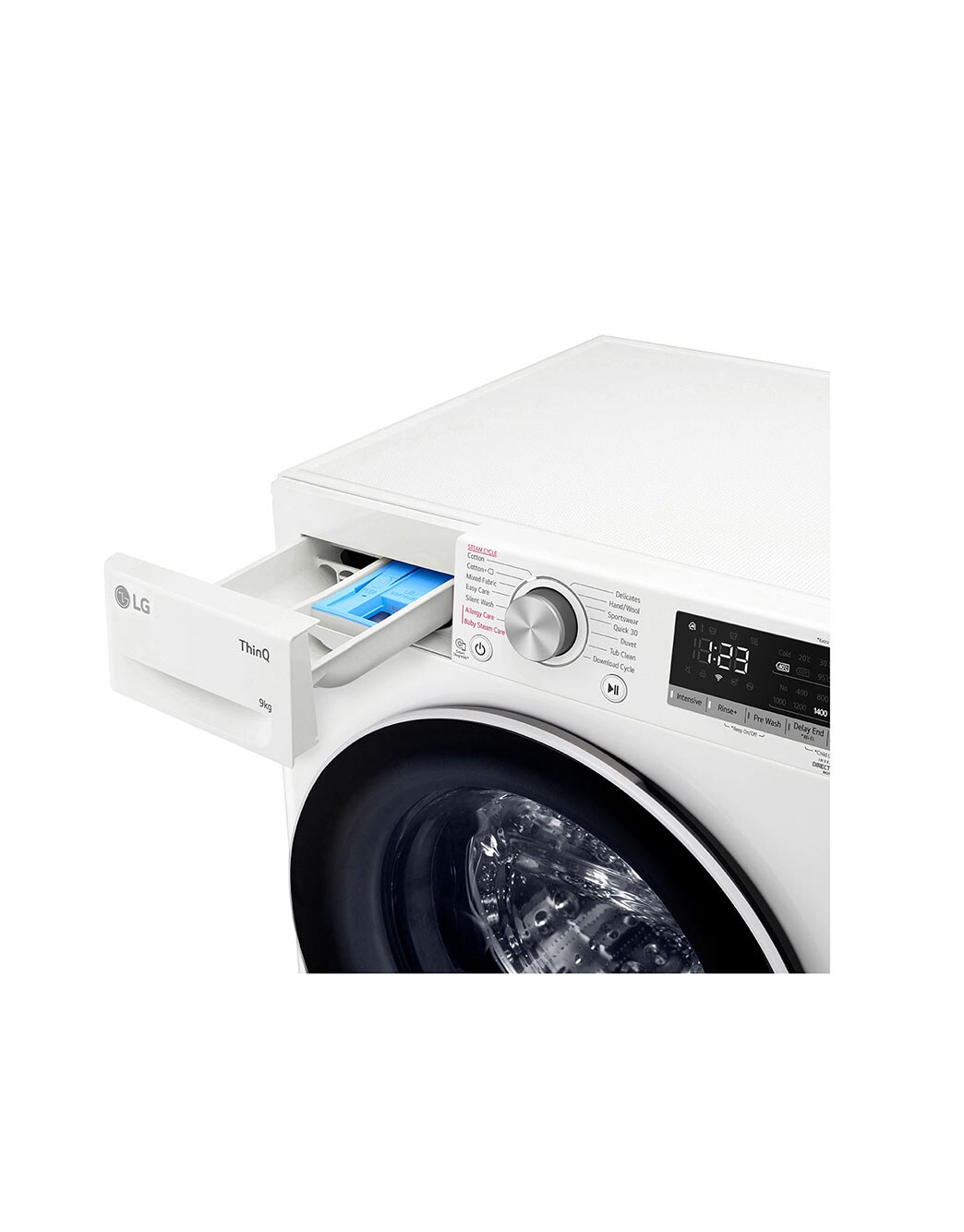 LG WFB0914WH Front-Load Washer | 9 kg | LG SA_EN