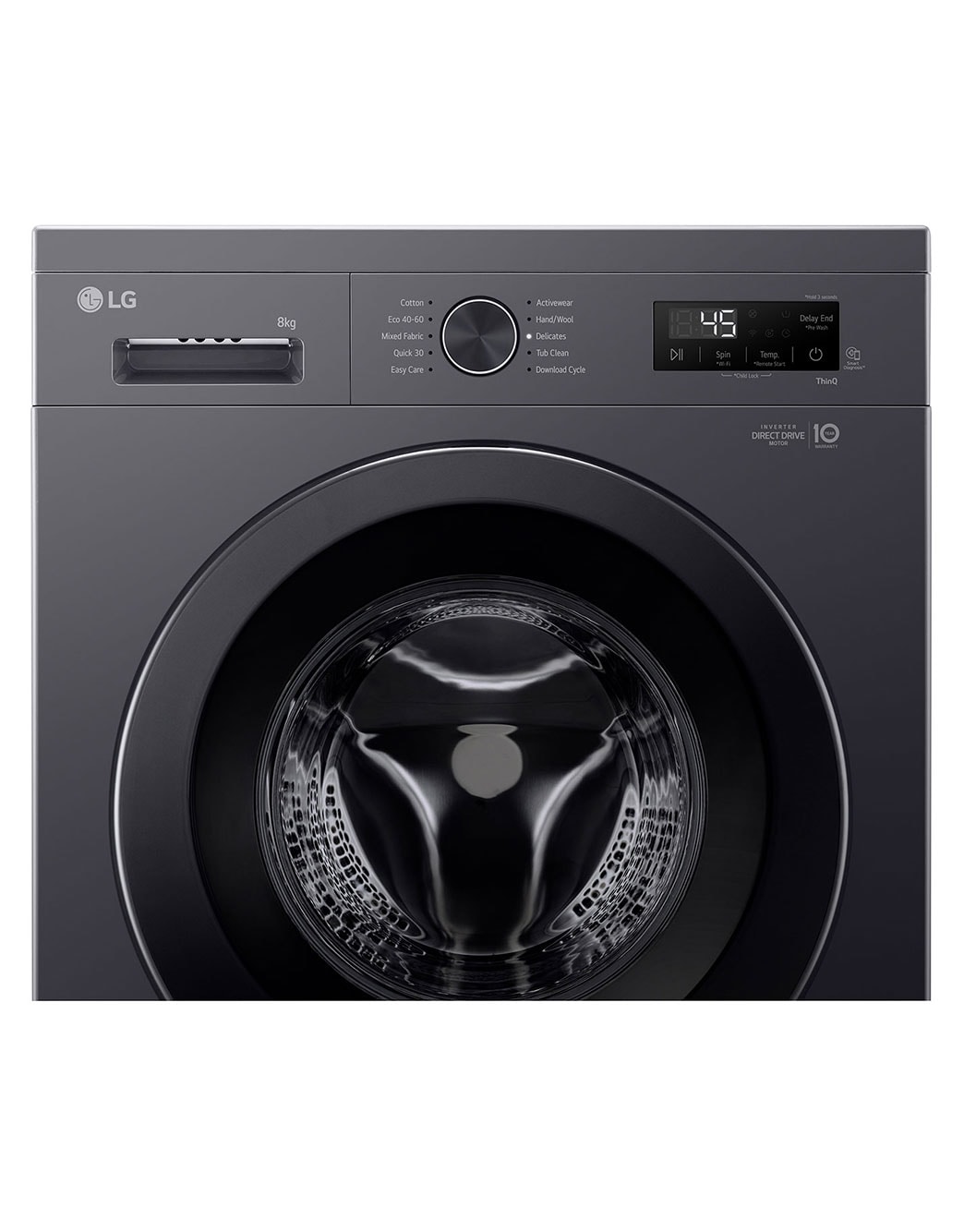 8 kg Washer | Front Load washing Machine | 6 Motion DD | Steam |ThinQ ...