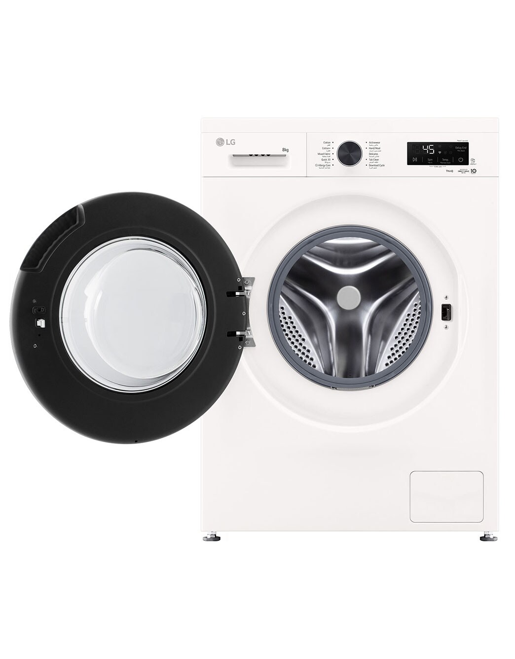 8 kg Washer | Front Load washing Machine | 6 Motion DD | Steam |ThinQ ...