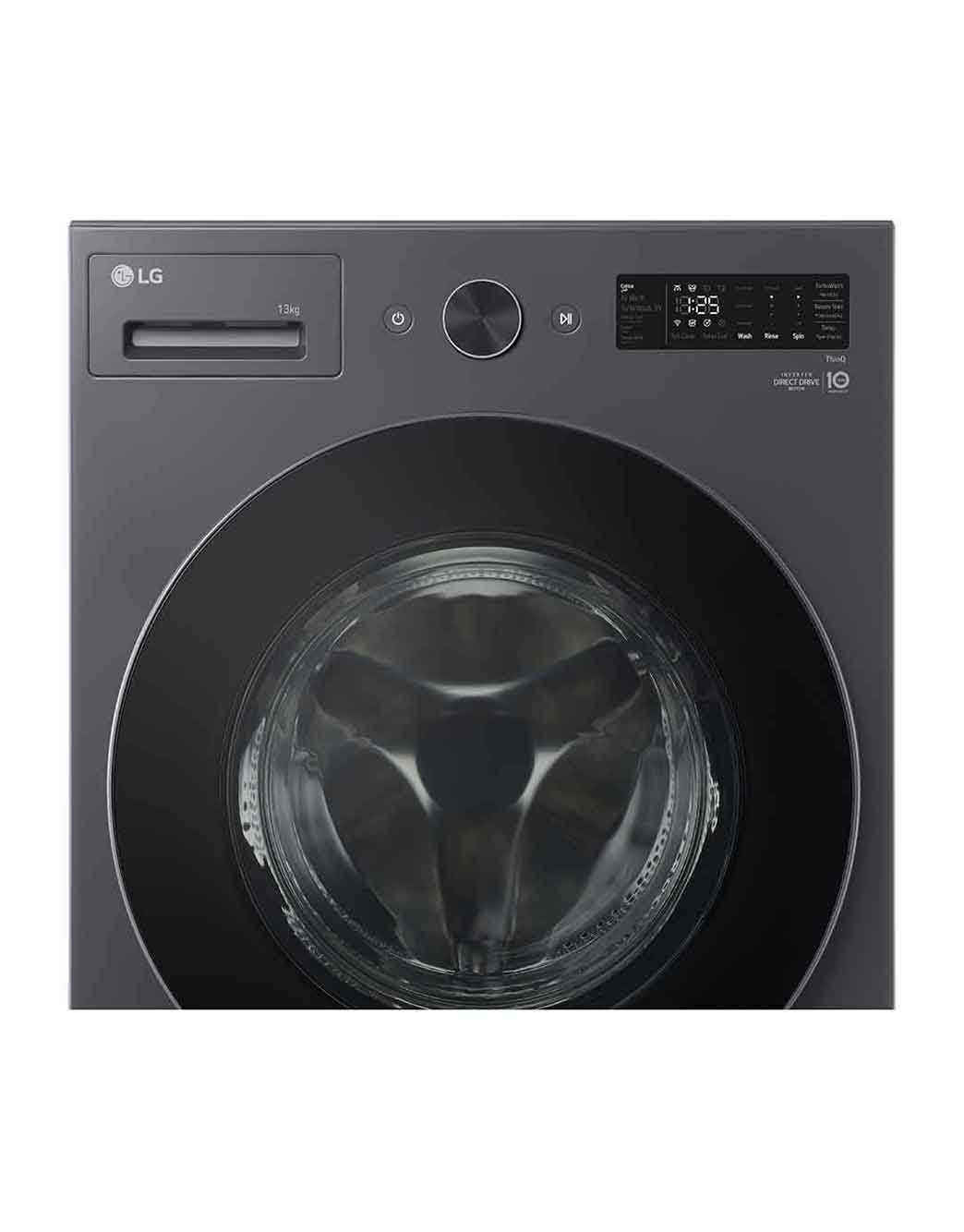 13 kg Front‑Load Washer AI DD Steam – WFN1310BST | LG Saudi Arabia