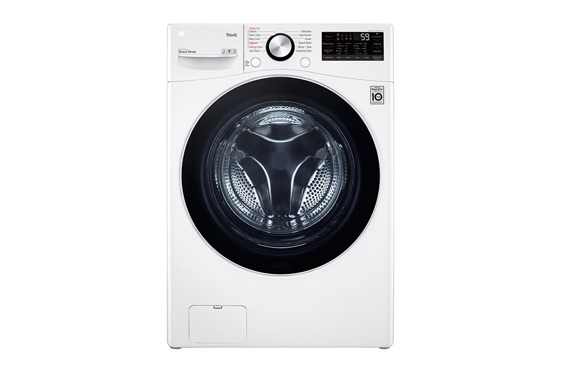 14 kg Washer with 8 kg Dryer Front Load washing Machine, White Colour ...