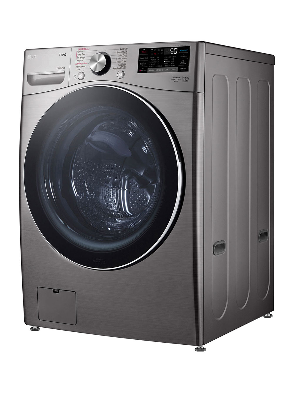 19 kg Washer + 12 kg Dryer AI DD – WS1912XMT | LG SA_EN