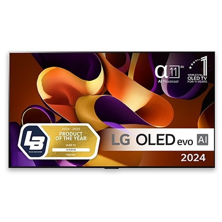 LG 77 tum OLED evo AI G4 4K Smart TV 2024 OLED77G45LW.AEU | LG Sverige