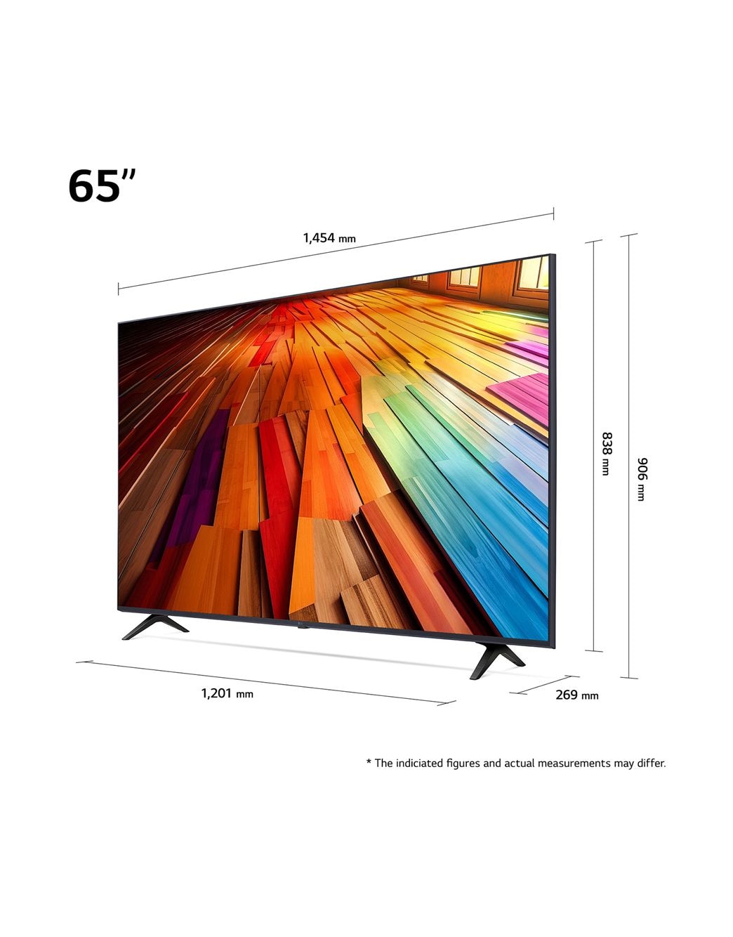 LG 65 tum UHD AI UT80 4K Smart TV 2024 65UT80006LA.AEU | LG Sverige