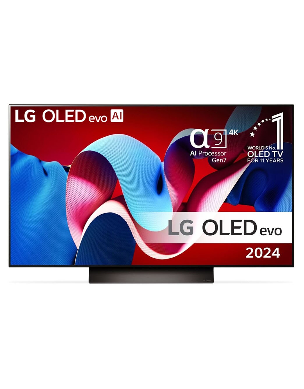 48-tums LG OLED evo AI C4 4K Smart TV 2024 - OLED48C44LA | LG SE