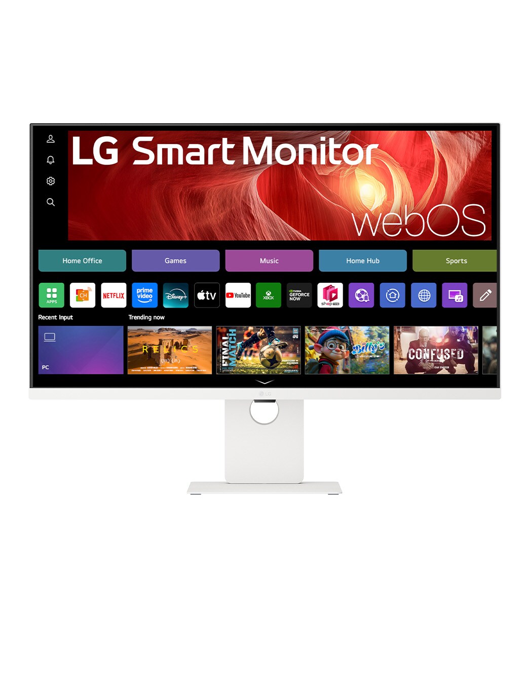 LG 36,5" Smart Monitor 4K UHD IPS för streaming 37U730SA med webOS ...