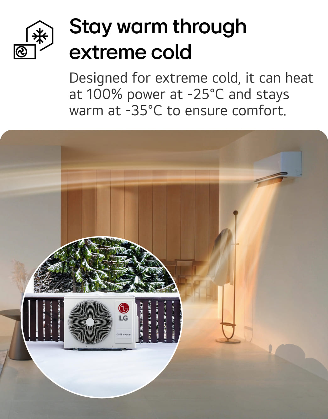 DUALCOOL DELUXE AI Air Single Split Air Conditioner | LG SE