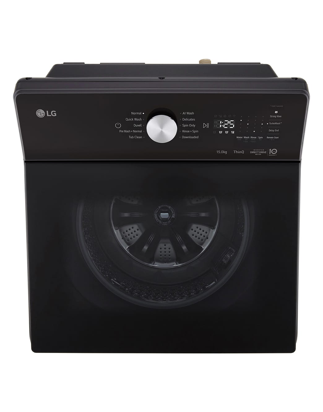 15kg, AI Direct Drive Top Load Washing Machine in Essence Graphite | LG ...