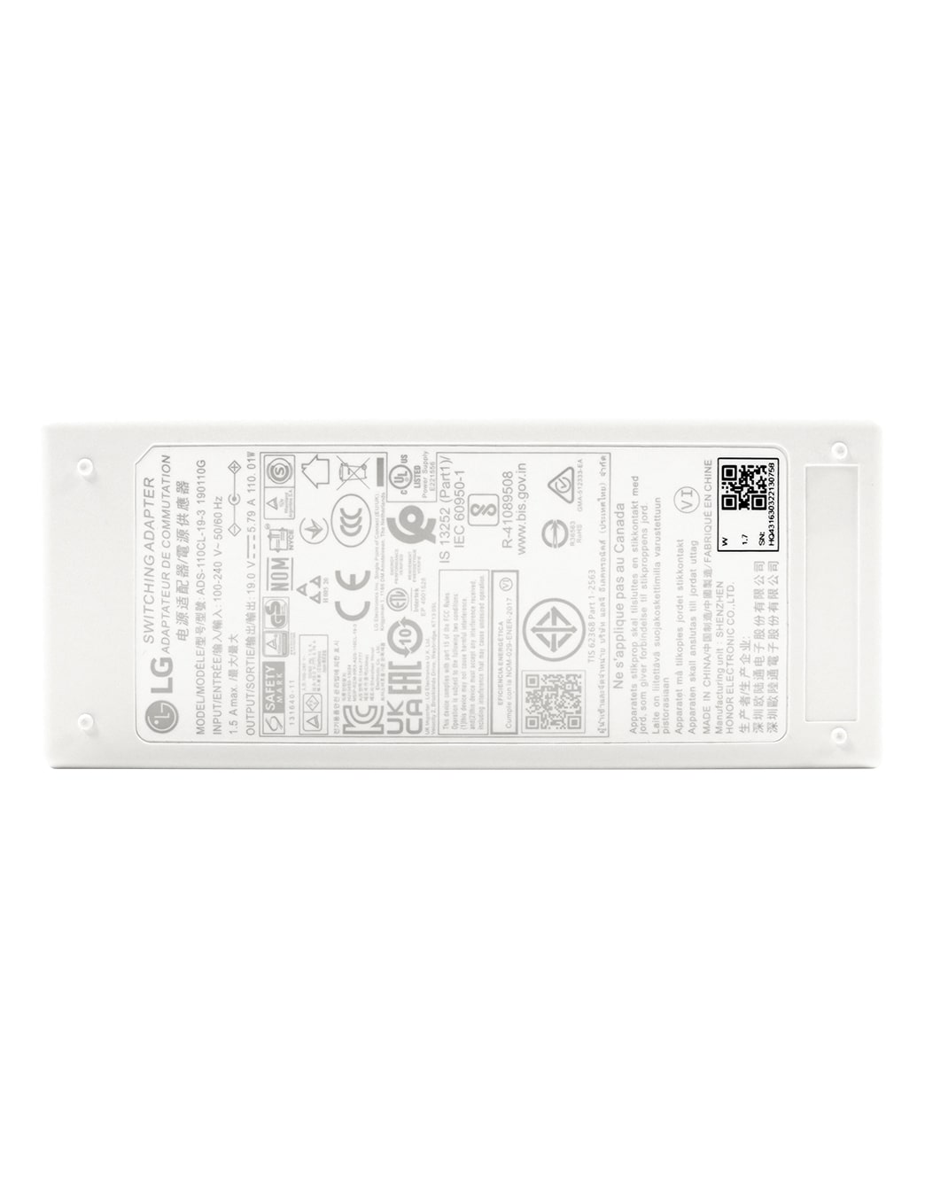 TV Standbyme Charger (19V 5.79A, not included Power Cord, White ...