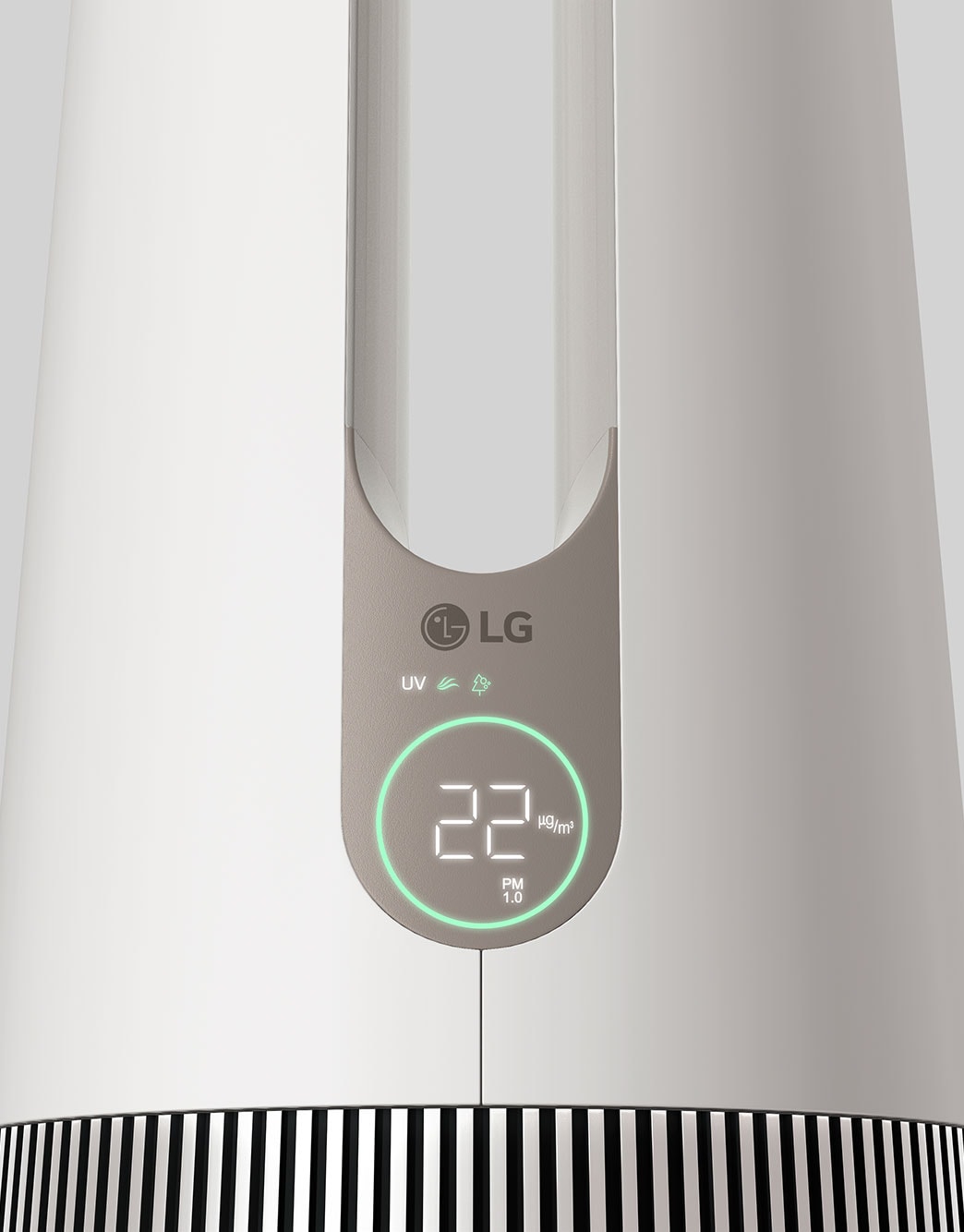 PuriCare® AeroTower HIT Air Purifier & Fan in Beige | LG Singapore