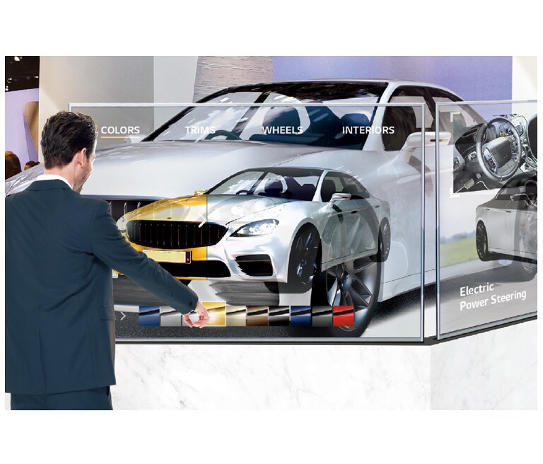 Transparent OLED Touch - 55EW5TF-A | LG SG