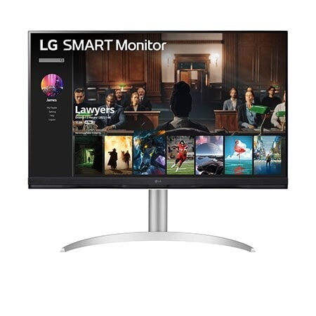 LG UHD 4K 32" SMART Monitor - 32SQ730S-W | LG SG