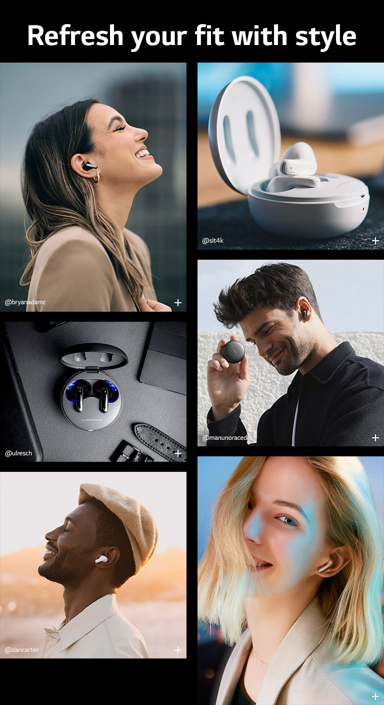 LG TONE Free FP8E - Enhanced Active Noise Cancelling True Wireless ...