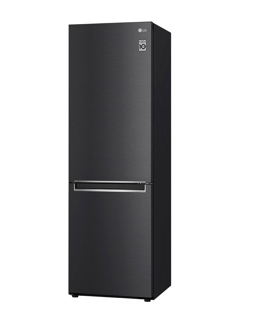 341L Bottom Freezer with Fresh Zone in Matt Black | LG SG