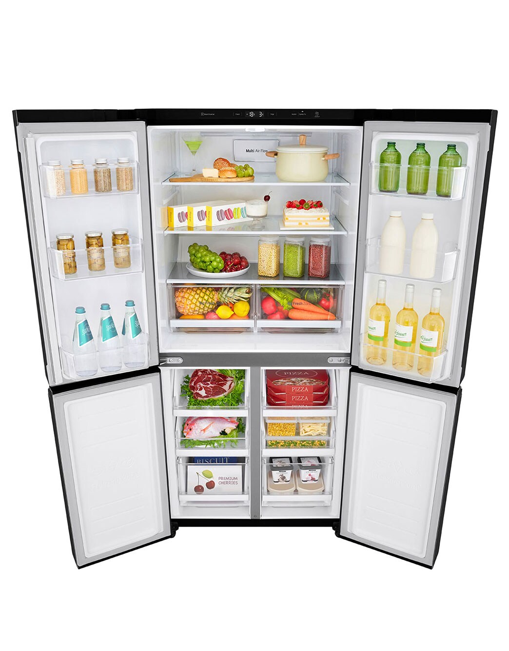 464L Multi Door Refrigerator in Matt Black | LG Singapore