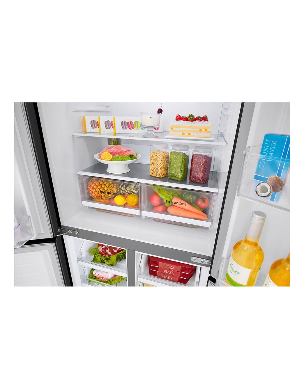 464L Multi Door Refrigerator in Matt Black | LG Singapore