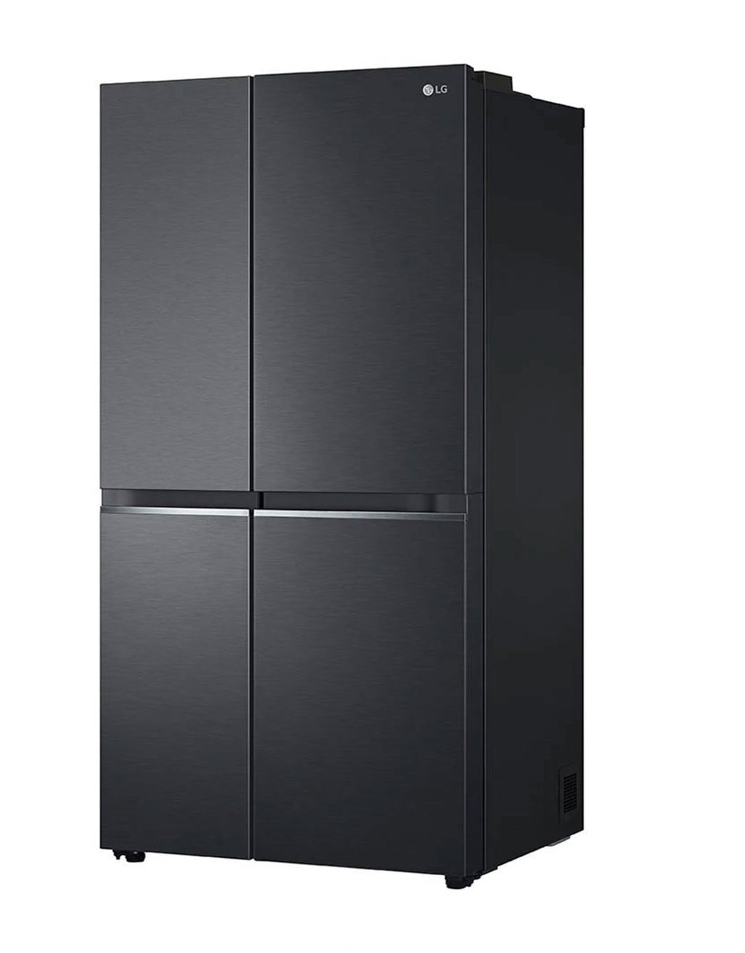 647L Side-by-Side Fridge in Matt Black | LG SG