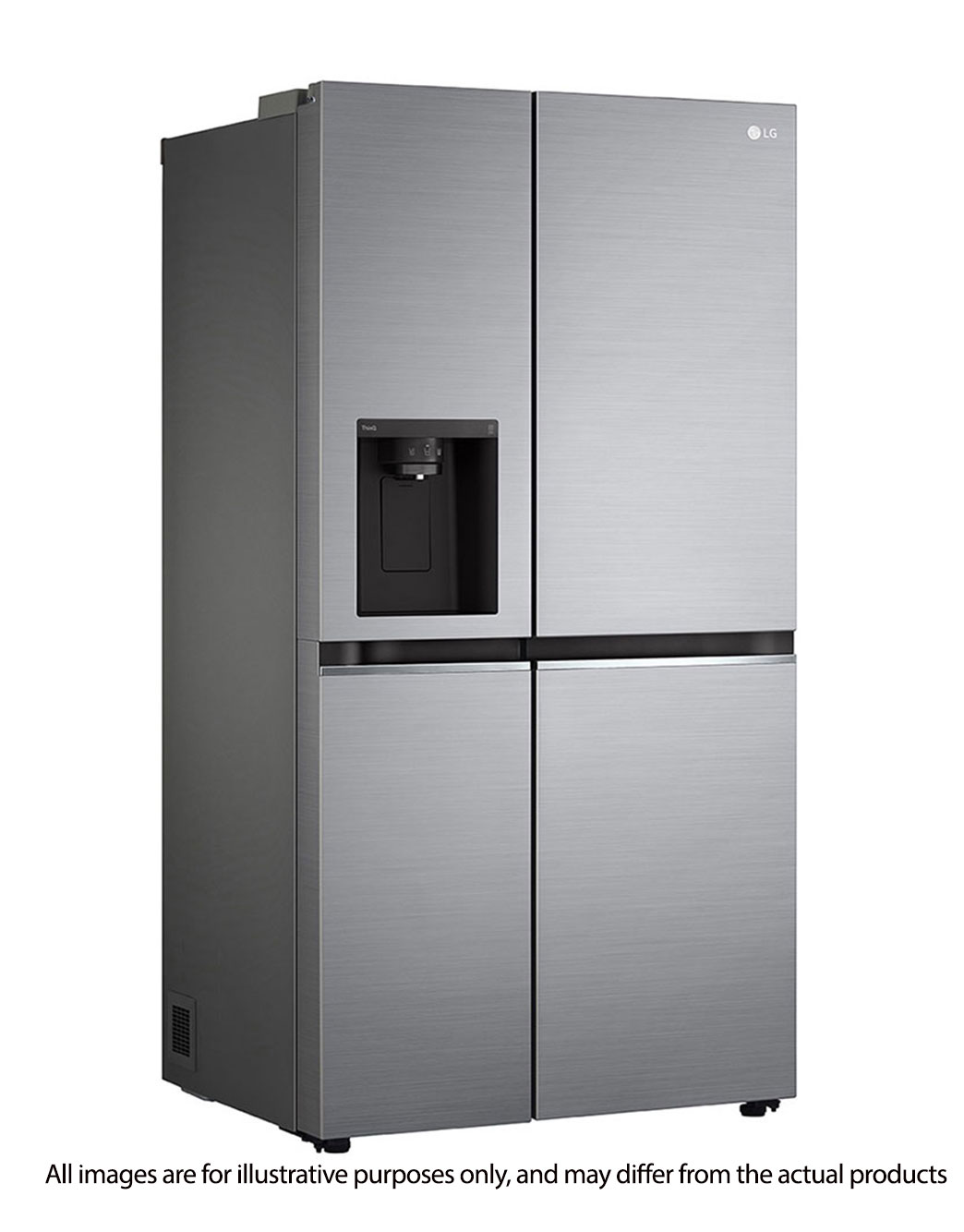 617L Side by Side Fridge in Platinum Silver | LG SG