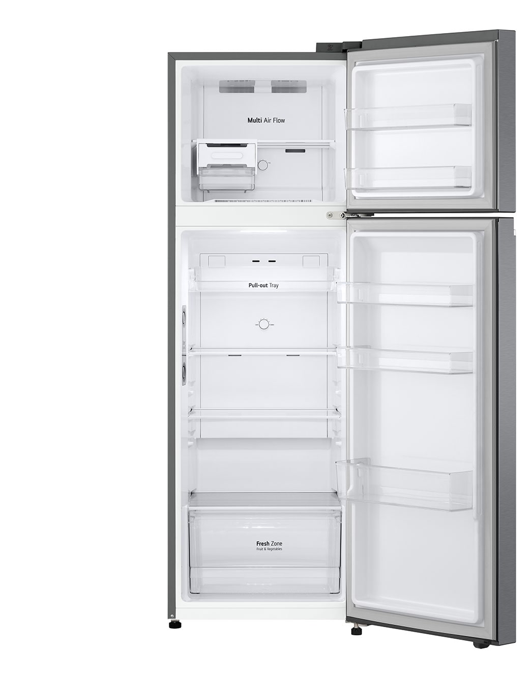 267L Top Freezer in Dark Graphite Steel | LG SG