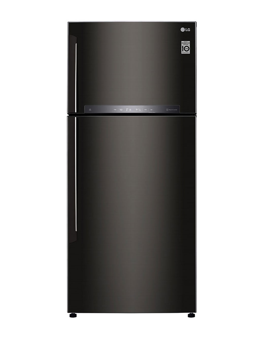 506L Top Freezer with Door Cooling+™ in Black Steel | LG SG