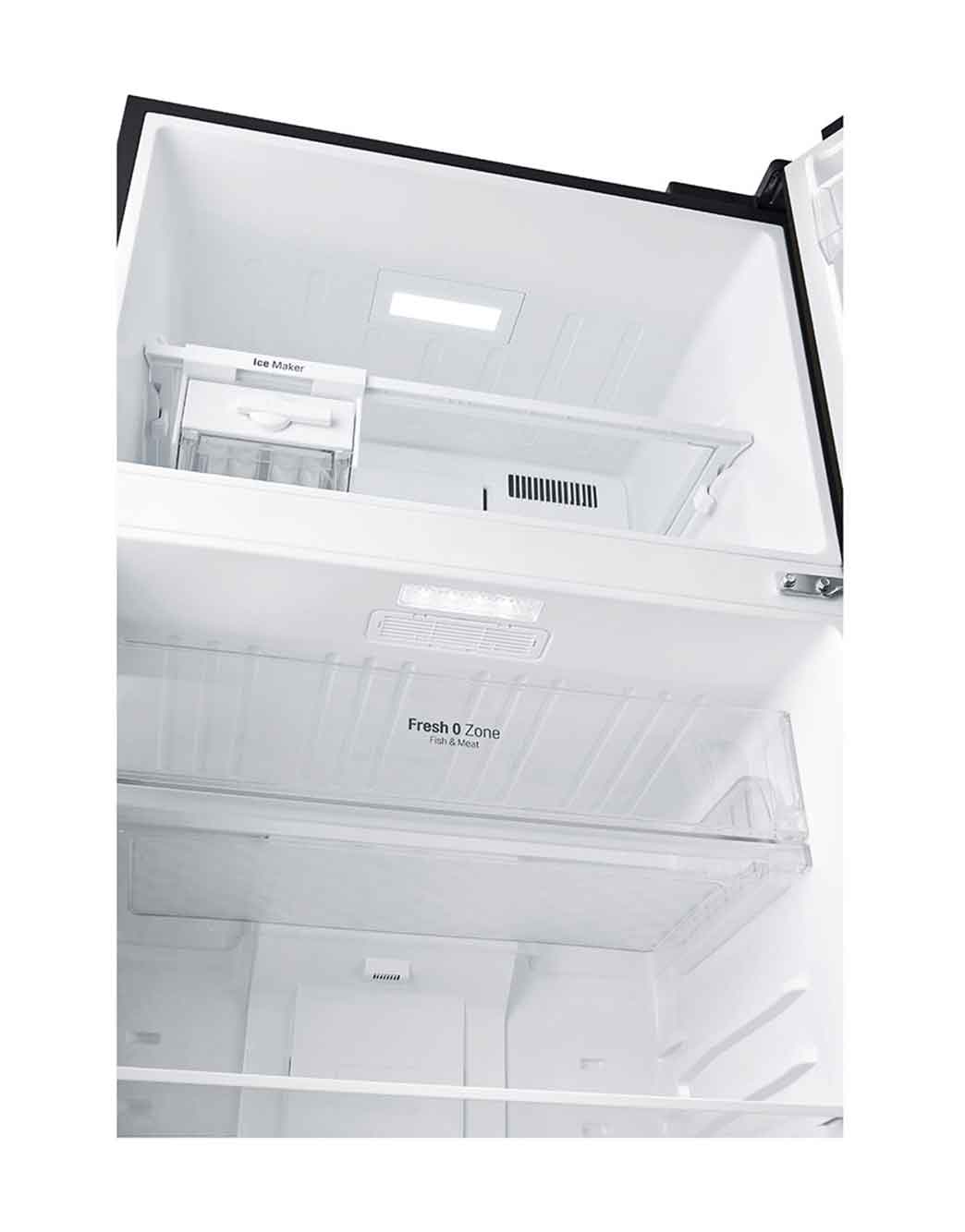 506L Top Freezer with Door Cooling+™ in Black Steel | LG SG