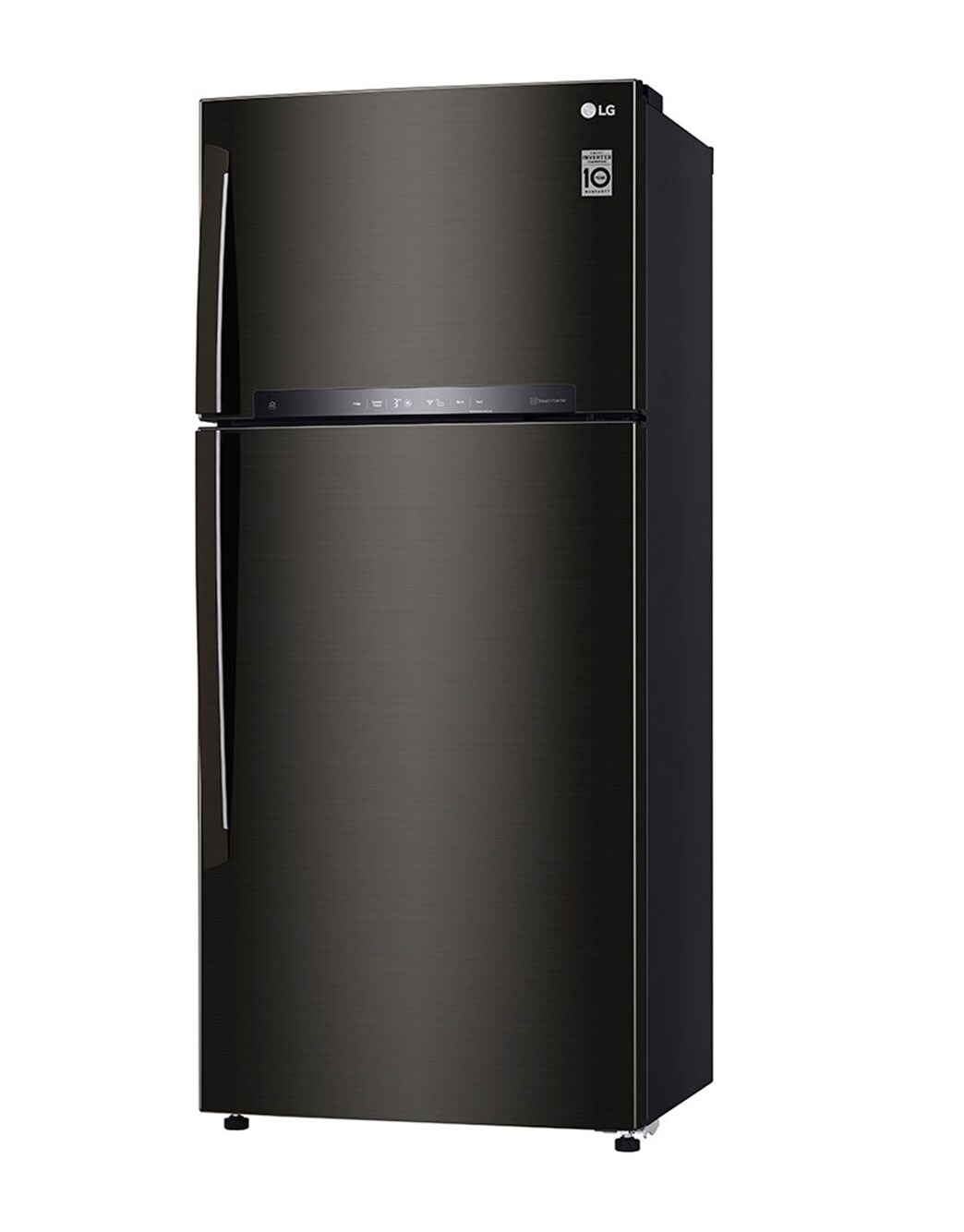 506L Top Freezer with Door Cooling+™ in Black Steel | LG SG